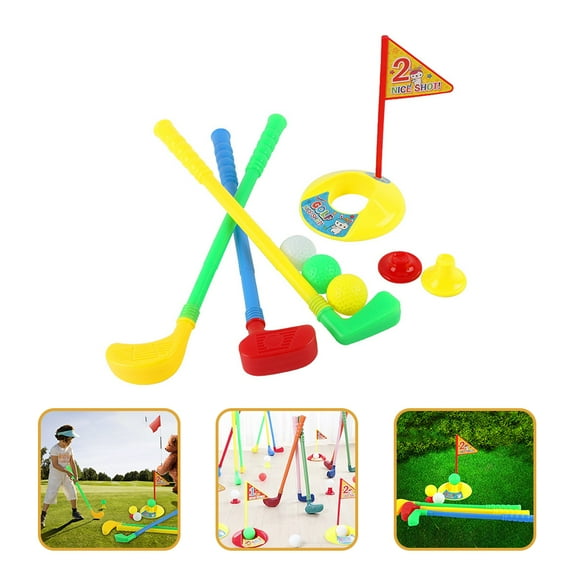 My Mini Golf Kids Children's Toy Course Putter Game - Front Nine Set ...