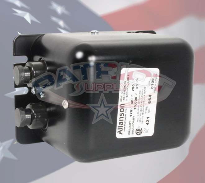 Allanson 421-664 120V Primary 10,000V Secondary Ignition Transformer ...