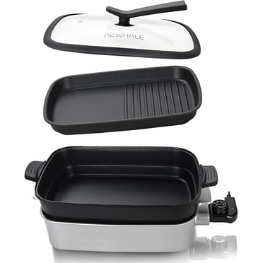 Precise Heat 16 inch Rectangle Electric Skillet - Walmart.com