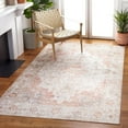 SAFAVIEH Tucson Nazca Area Rug - Light Grey/Rust - 5 x 8 - Walmart.com