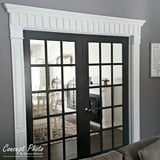 4"W x 120"H x 2"P Flat Panel PVC Pilaster w/Standard Capital & Base ...
