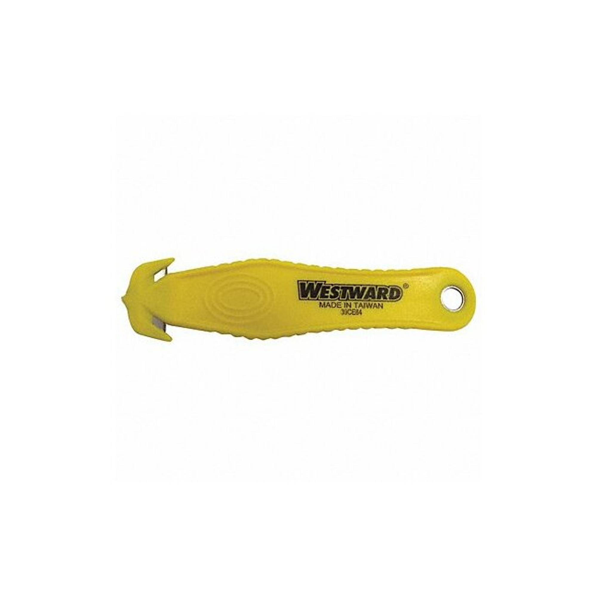 Westward Safety Cutter,Disp,5-3/8 in.,Yellow,PK10 39CE84 - Walmart.com