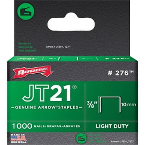 Click here for Arrow Jt21 T27 Staples (Pack Of 1000) 10mm X 9.5mm prices