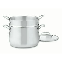 Cuisinart Contour Stainless Steel 6 Quart Pasta Pot with Cooking Lid ...