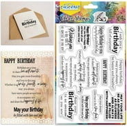 Clear Stamps Numbers Stamps Transparent Silicone Calendar Stamp Set ...