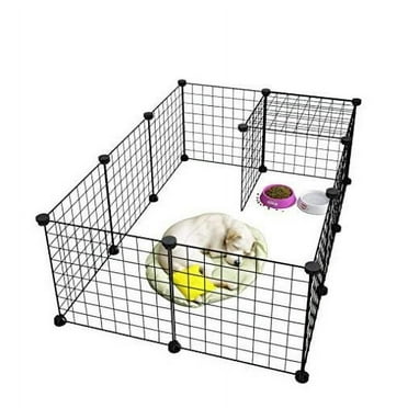 EasingRoom 12-Panel Wire Pet Playpen, Floor Cage, Small Animal Fence ...