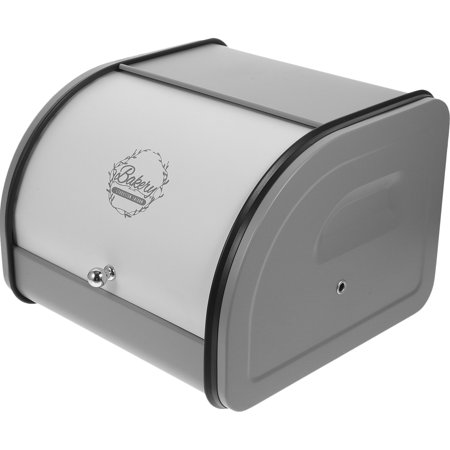Bread Bin Farmhouse Bread Box Desktop Bread Bin Metal Bread Holder ...