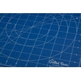 "The Quilted Bear 12"" x 12"" Rotary Cutting Mat - Self-Healing, Locking & Rotating, Blue ...