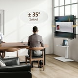 FITUEYES Modern Universal Swivel Floor TV Stand for 50-80 inch TVs ...