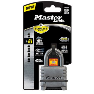 Master Lock Model No. 175D 2in 51mm Wide Set Your Own Combination Solid ...