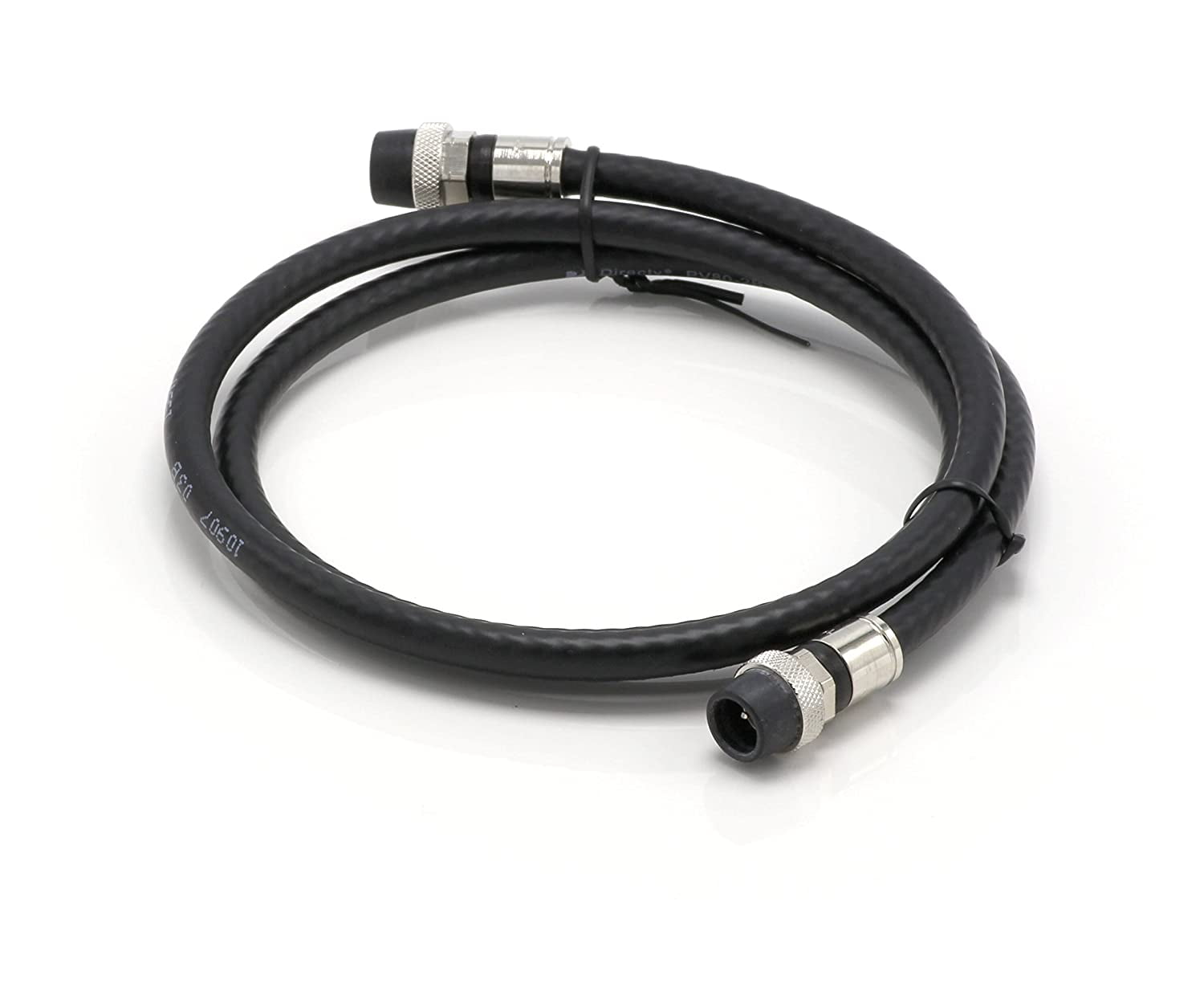 10' Feet, Black RG6 Coaxial Cable with rubber booted - Weather Proof ...