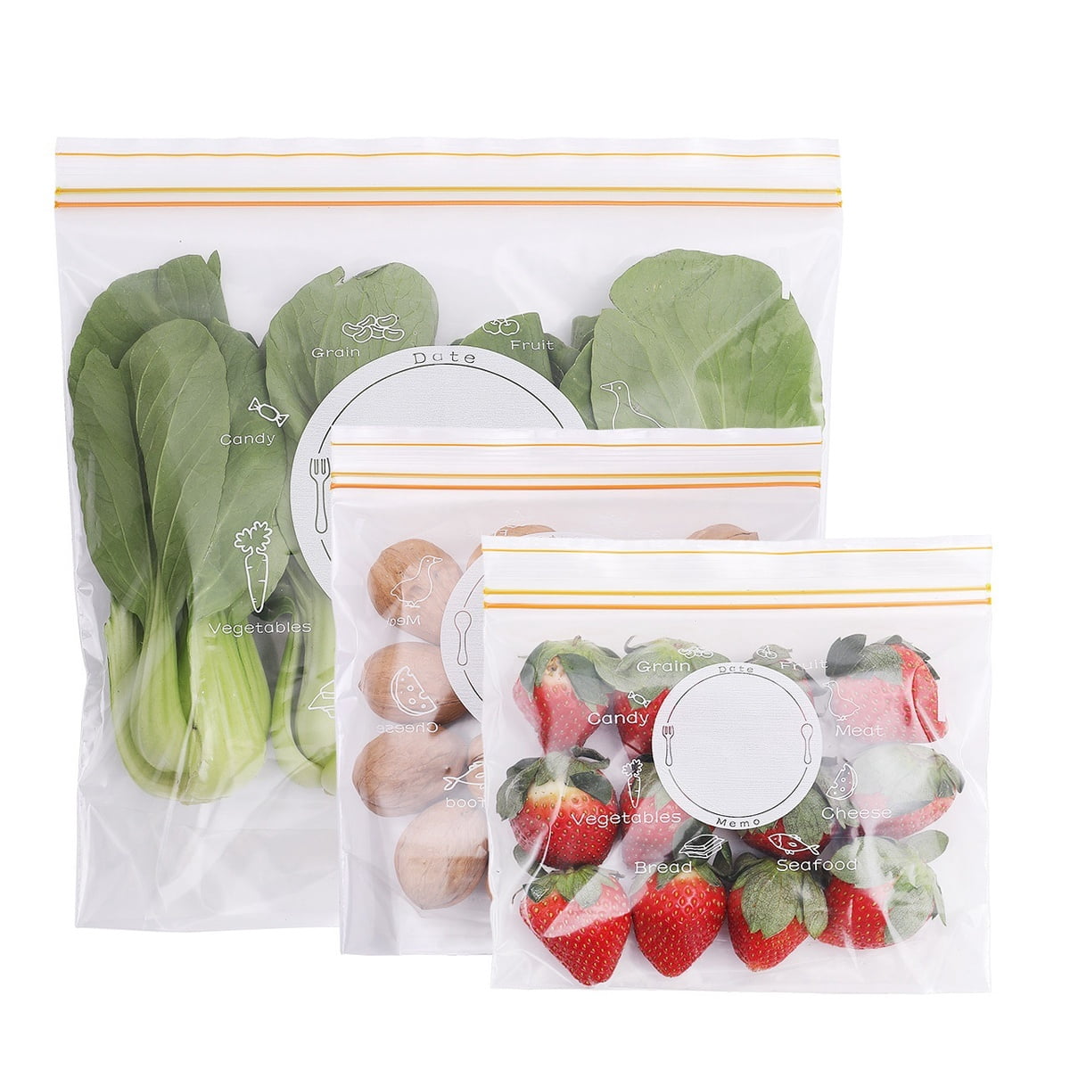 Transparent Vegetables Bag Environmental Protection Food Preservation ...