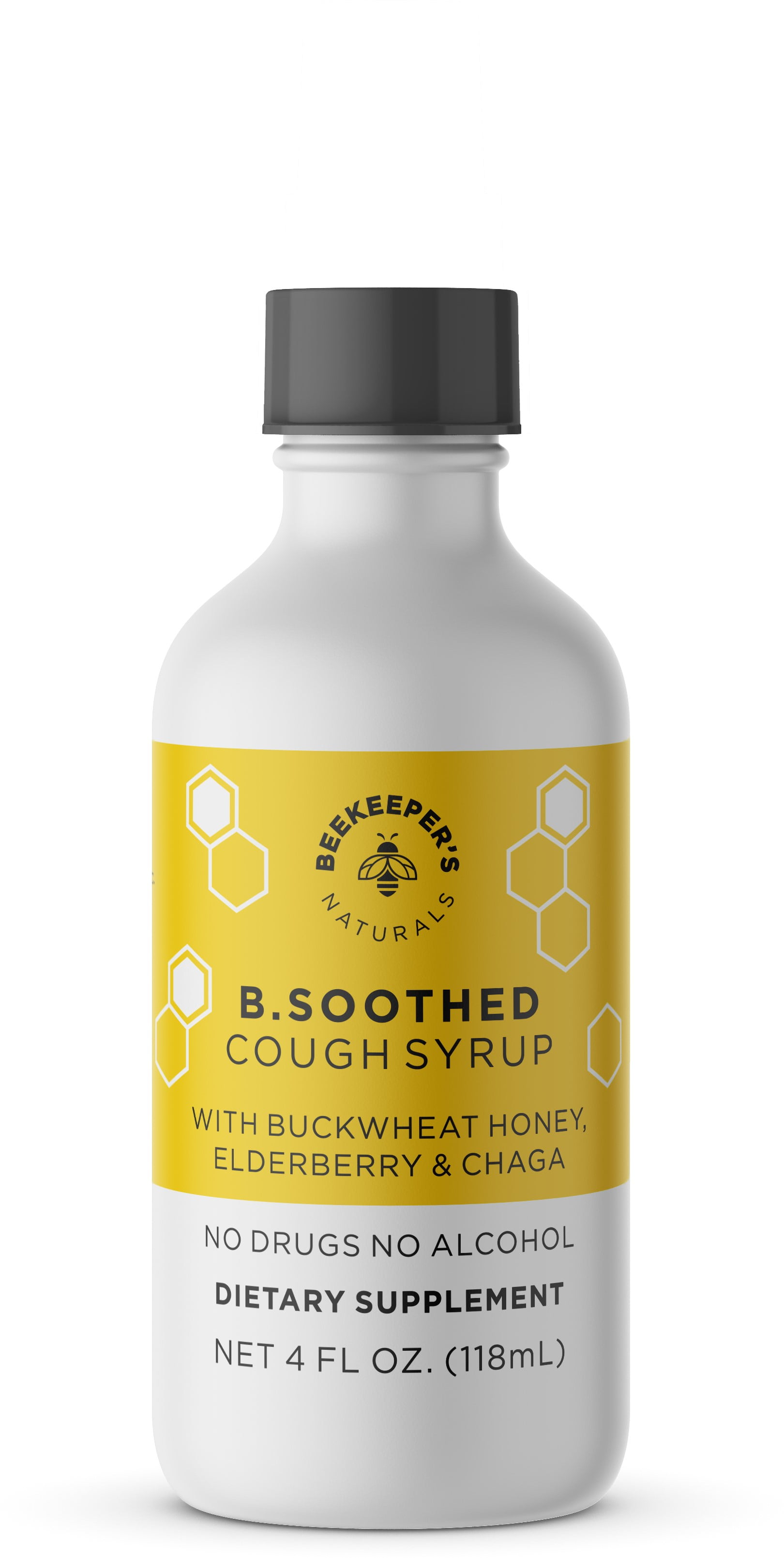 2 Pack - Beekeeper's Naturals B.Soothed Cough Syrup, 4 fl oz. - Walmart.com