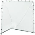 Soozier Portable Outdoor Lacrosse Net w/ Steel Frame, 6'x6', Multi-Use ...