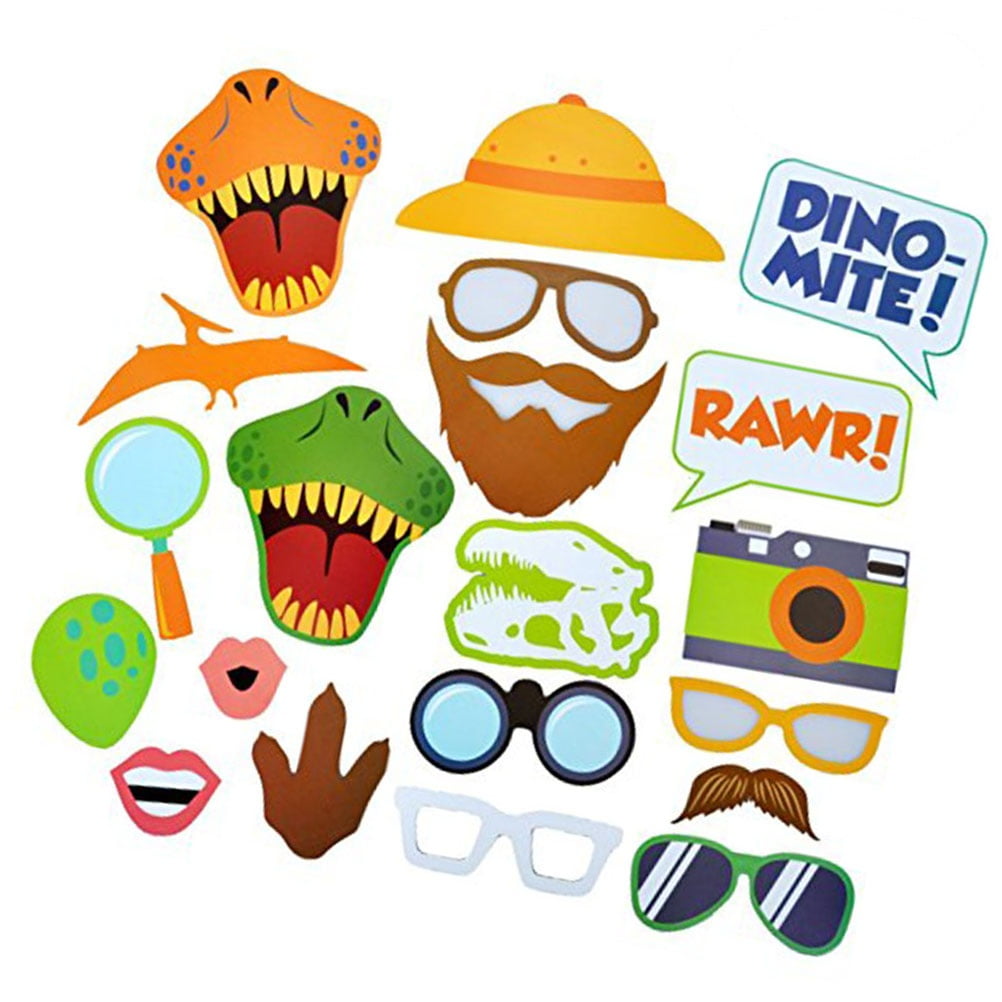 Click here for Hcyz 20pcs Dinosaur Photo Booth Props For Kids Chi... prices