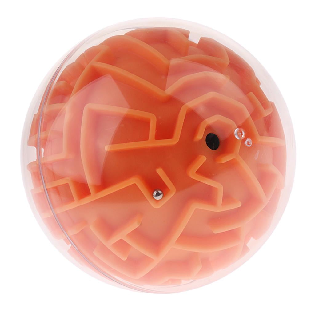 Ball Puzzles Brain Teasers Toy Intelligence Game for Adult/Kids Orange ...