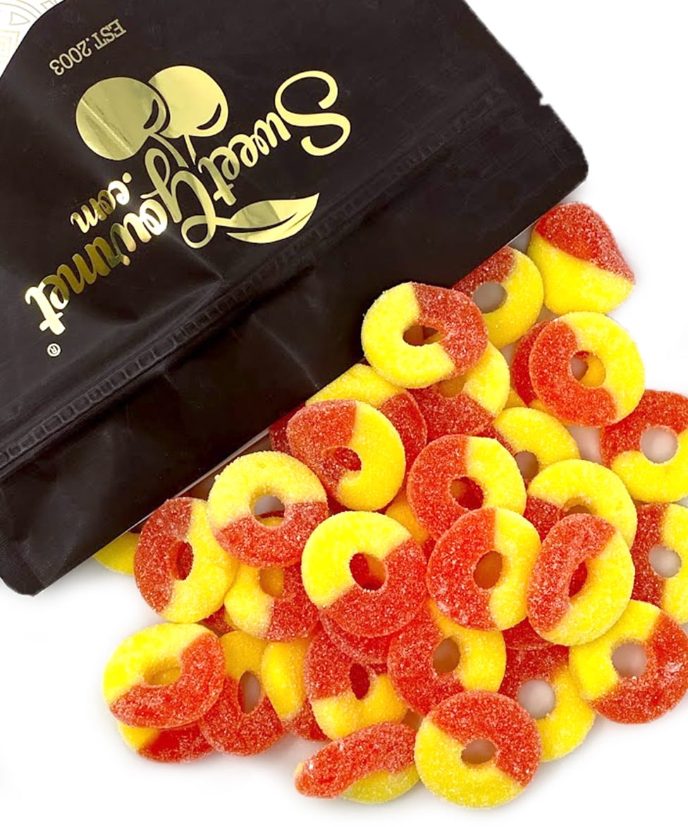 SweetGourmet Gummy Candy | Peach Gummi Rings | 2 Pounds - Walmart.com