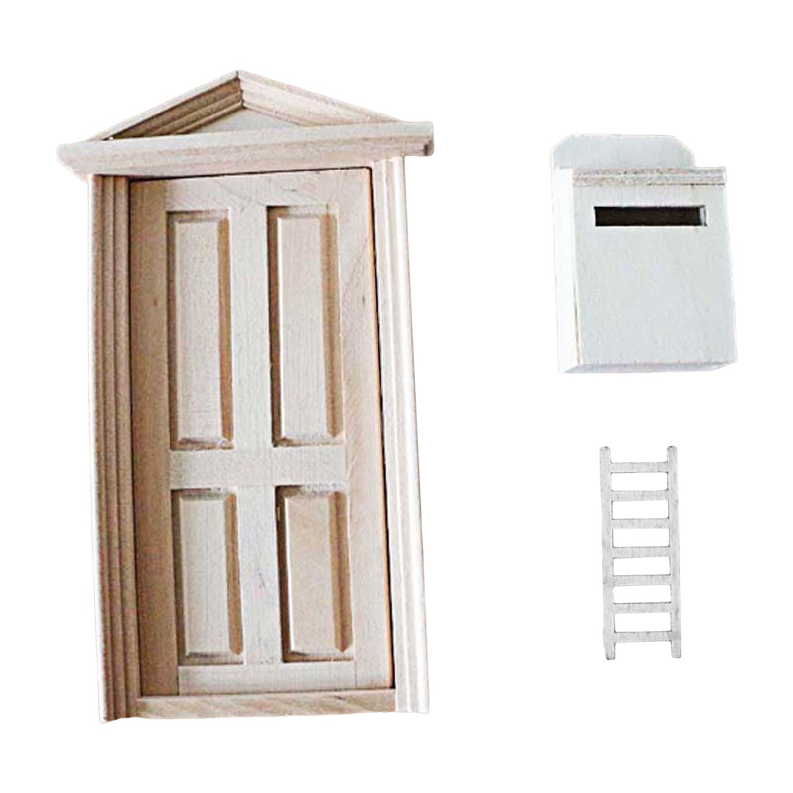 Dollhouse Furniture Accessories ,Wooden Doors Display Props Model Dolls ...