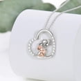 Animals Necklace 925 Sterling Silver Cute Necklace for Couples Sister ...