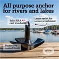 Greenfield Products River Anchor 15 lb. Cast Iron, Model 516-B-WLM ...