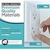 Kool Products Outlet Plug Covers, 40 Pack, Clear Electrical Safety Caps ...