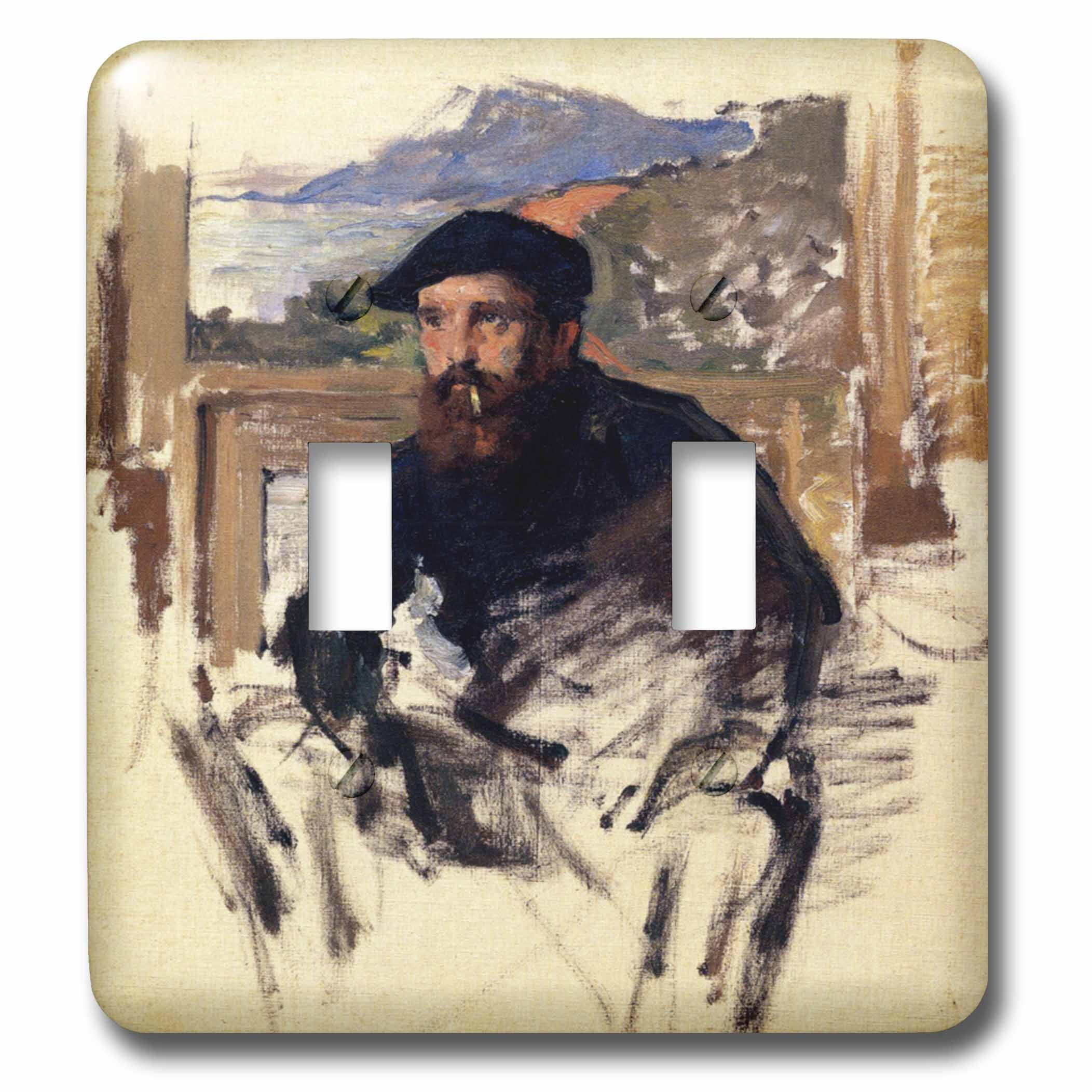 Self Portrait in his Atelier, Claude Monet Painting Dated 1884, PD-US ...