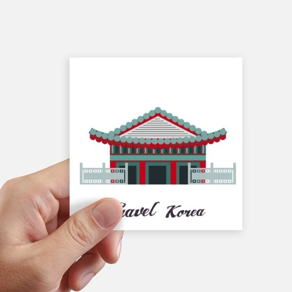 Traditional in Korea Sticker Square Waterproof Stickers Wallpaper Car ...