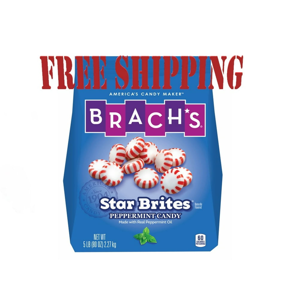 Brach's Star Brites Peppermint Starlight Mints, 58 Oz. - Walmart.com ...