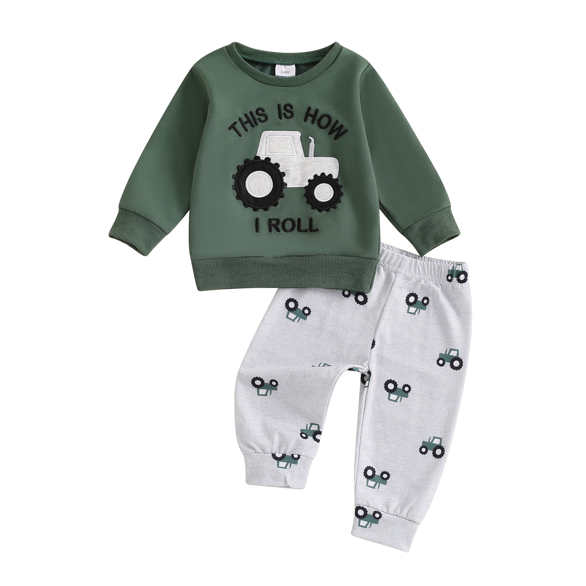 Click here for Gupgi Toddler Baby Boy Tractor Clothes Long Sleeve... prices
