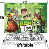 Ben 10 Backdrop Banner Party Supplies Poster Movie Theme Background for ...