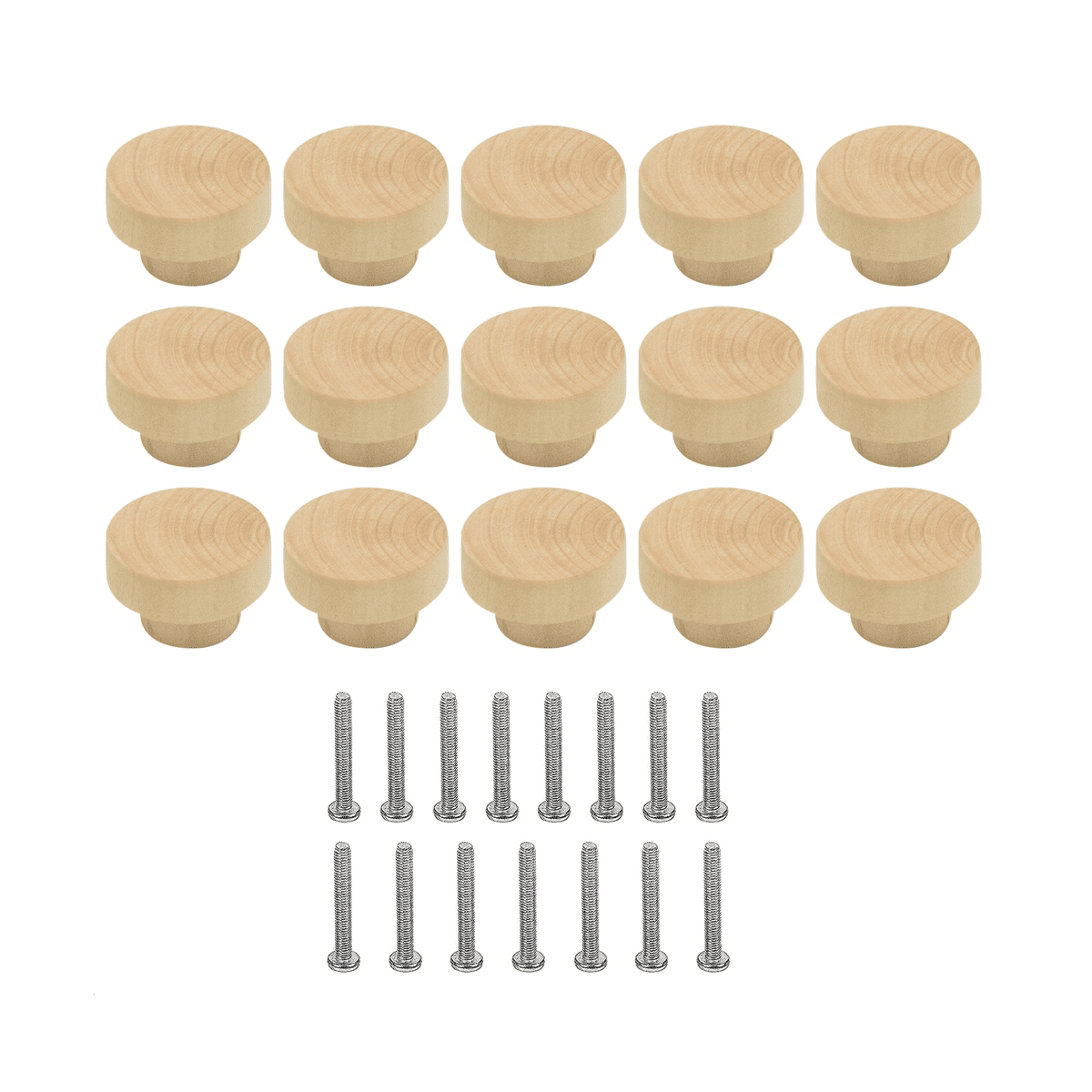 Click here for Unbranded 15pcs Wooden Drawer Knobs  Furniture Kno... prices