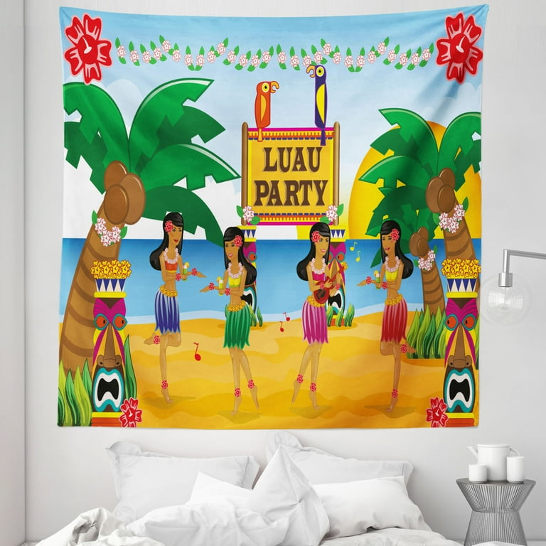 Luau Backdrop Decorations