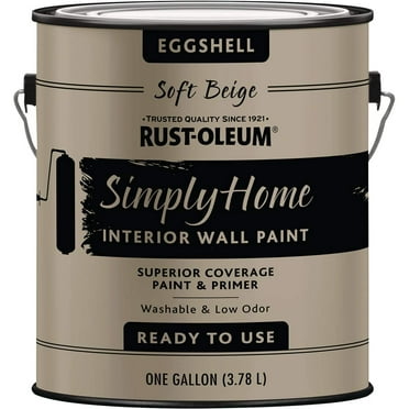 Coconut, Rust-Oleum Studio Color Interior Paint + Primer, Eggshell ...