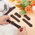 4Pcs Imitation Leather Toggle Buckle with Alloy Findings for Bag ...
