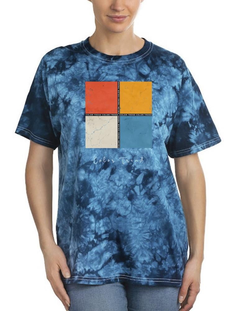 Slogan Color Trends Art Tie Dye Crystal Women -Image by Shutterstock ...