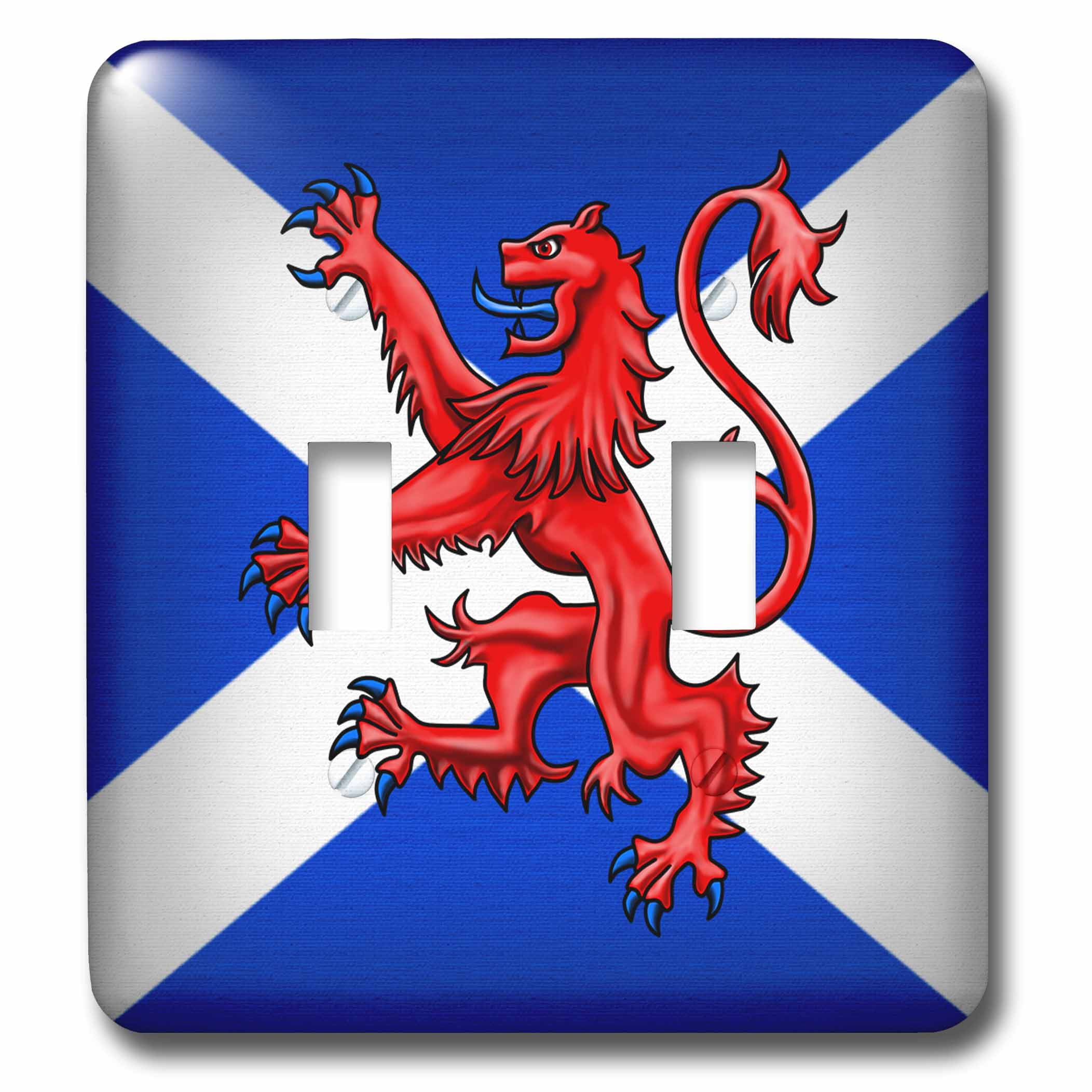 Scotland Flag with red Lion Rampant from the Royal Banner of Scotland ...