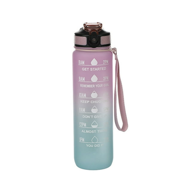Sports Water Bottle 1000ml Water Bottle Space Water Bottle With Straw ...