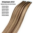 Benehair Tape In 100% Real Remy Human Hair Extensions Seamless Skin ...