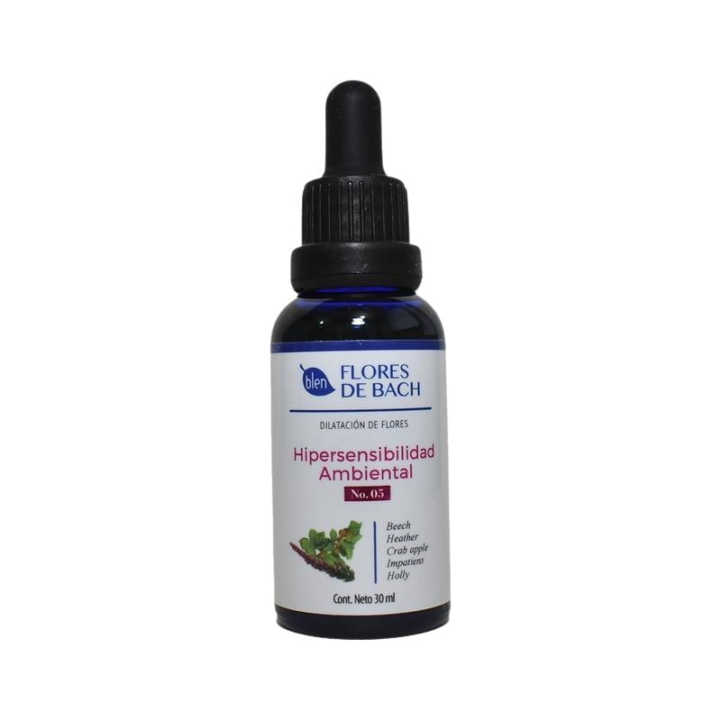 Frasco Gotas de Flores De Bach Hipersensibilidad 30Ml Blen Blen ...