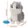 Dog Interactive Robot Dog with Remote Control Leash, Soft Plush Toy Dog ...