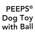 PEEPS® Easter 7.5 inch Blue Bunny Plush Dog Toy with Tennis Ball ...
