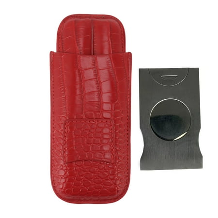 Cigar Case Holder,2 Finger Cigar Case Cigar Case Portable Travel Cigar ...