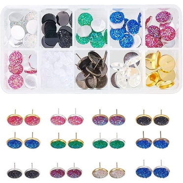 1box DIY Dangle Earring Making Kits Including Resin & Wood Pendants ...