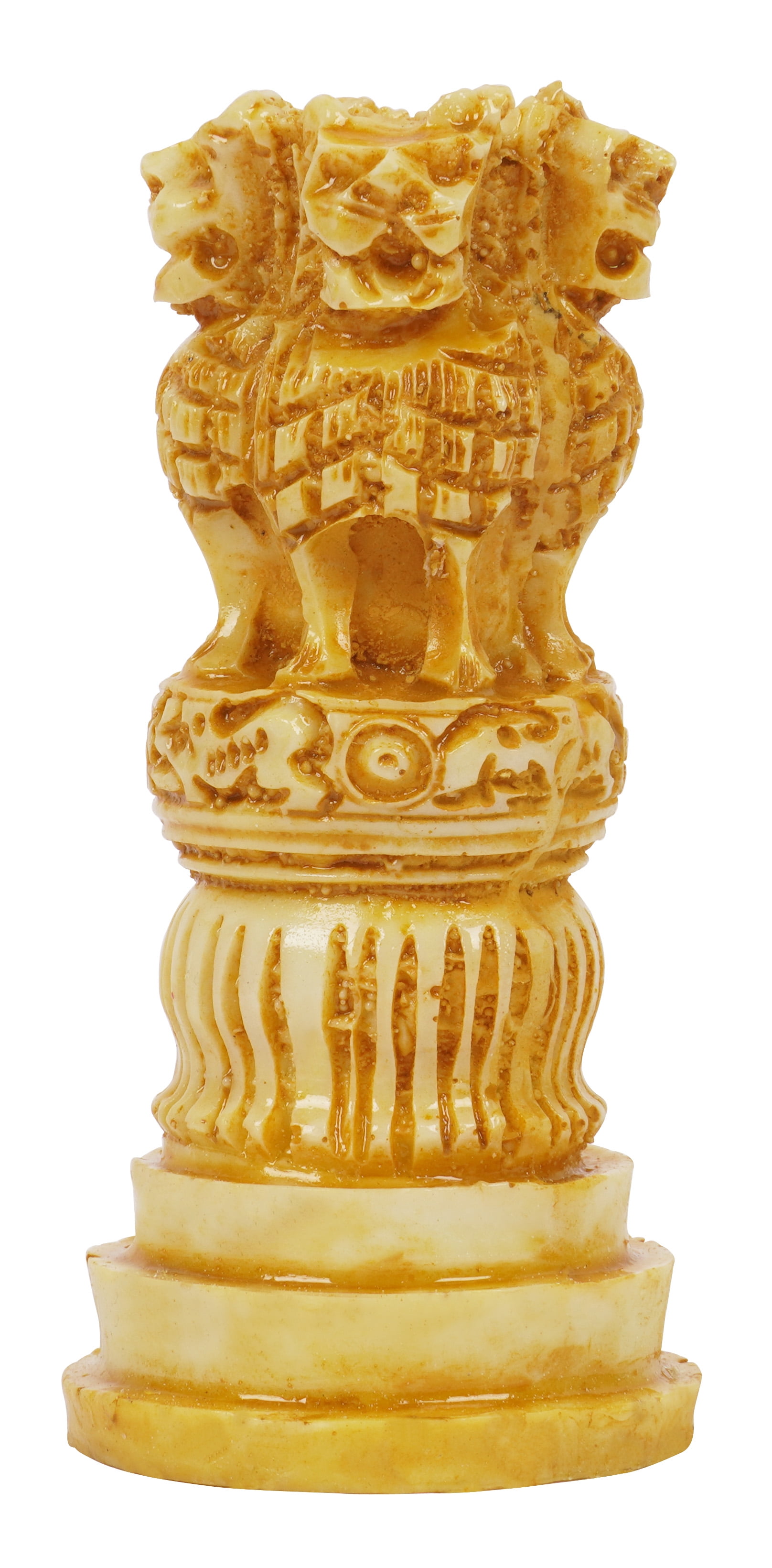 IBA Indianbeautifulart Ashok Pillar National Emblem Resin Statue ...