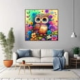 Owl Diamond Art Kits for Adults, Owl DIY 5D Round Full Drill Bird ...