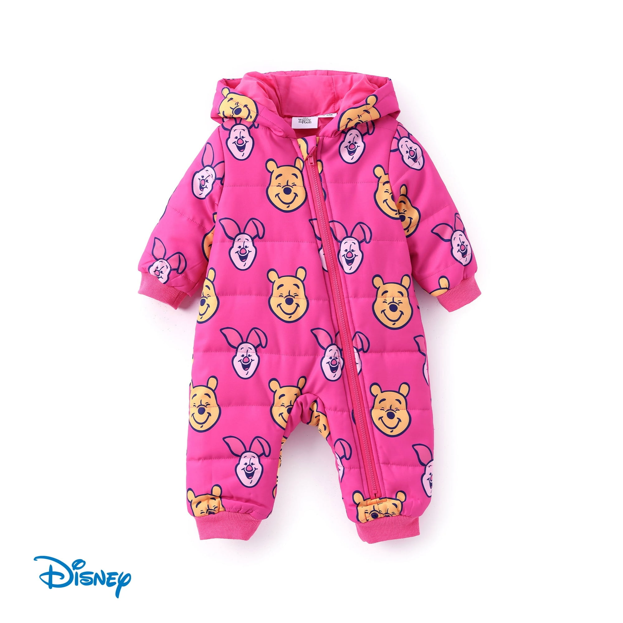 Click here for Disney Winnie Baby Girl Footed Pajamas Zip Up Slee... prices
