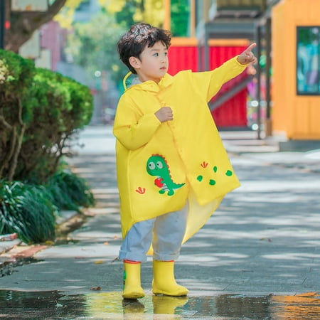 Cute Print Rain Suit Toddler Rain Jacket Cartoon Kids Rain Jacket ...