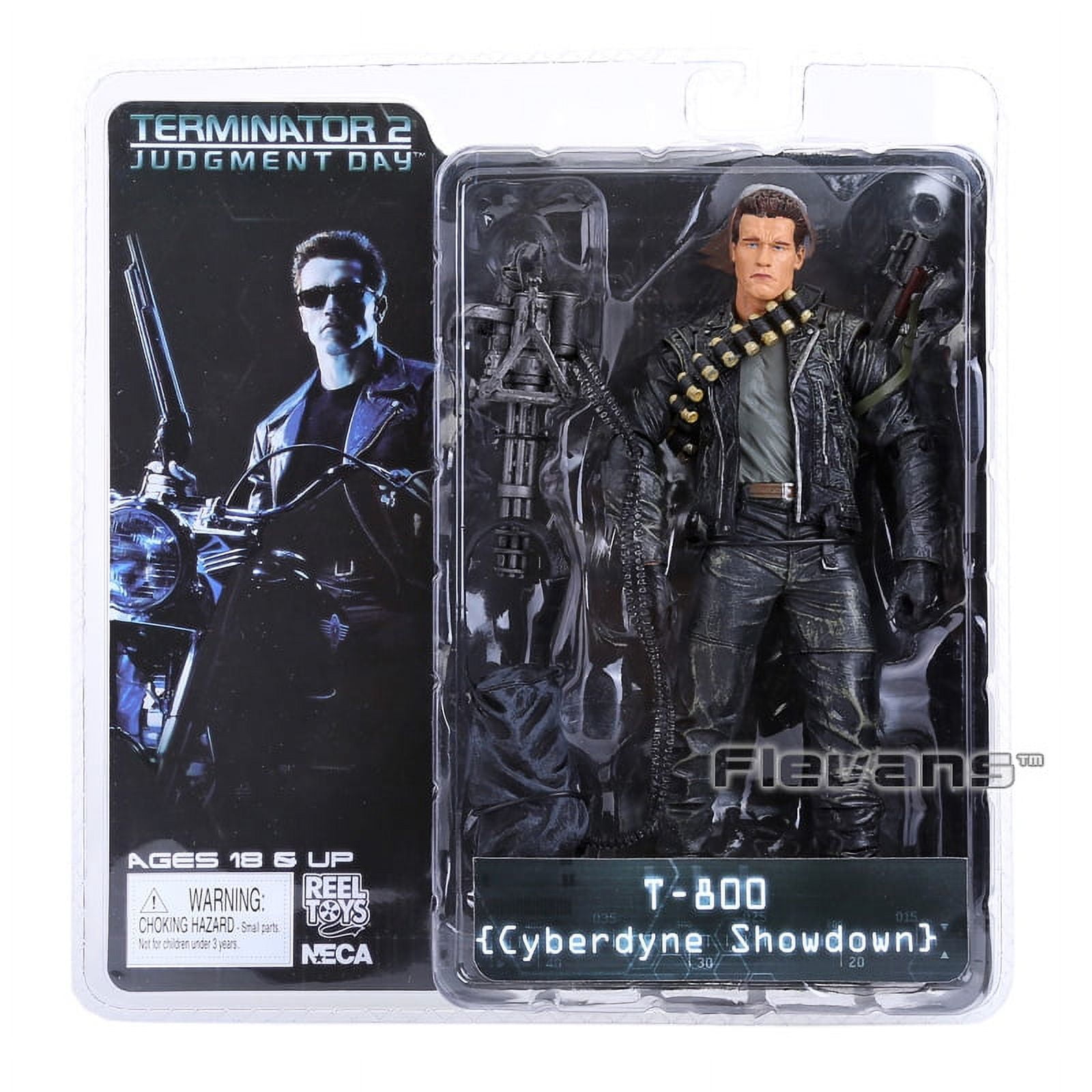 Figura de acción de NECA Terminator T-800 Endoskeleton de PVC, modelo ...