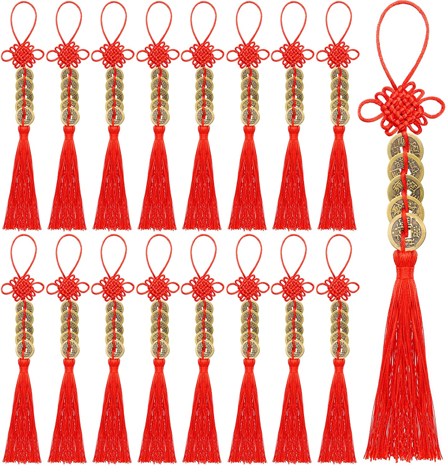 Ancient Chinese Coins On String