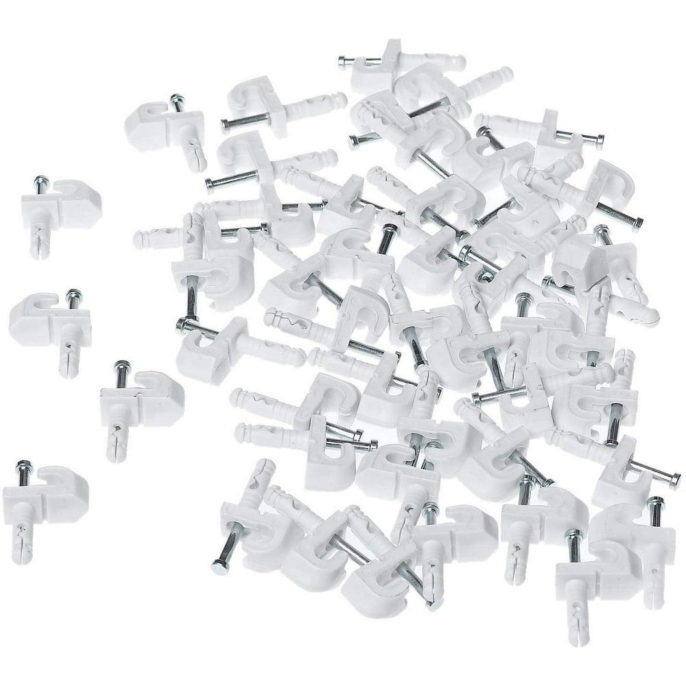ClosetMaid 1770 Drywall Wall Clips, White, 1-Pack (48 Pieces) - Walmart ...